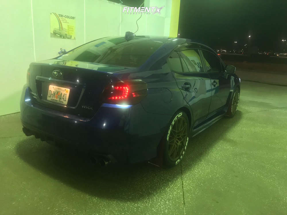 2015 Subaru WRX Base with 18x8 Revolution Racing Rr11 and Nitto 245x45 ...