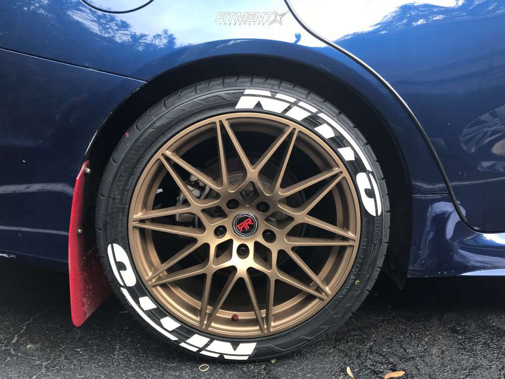 2015 Subaru WRX Base with 18x8 Revolution Racing Rr11 and Nitto 245x45 ...