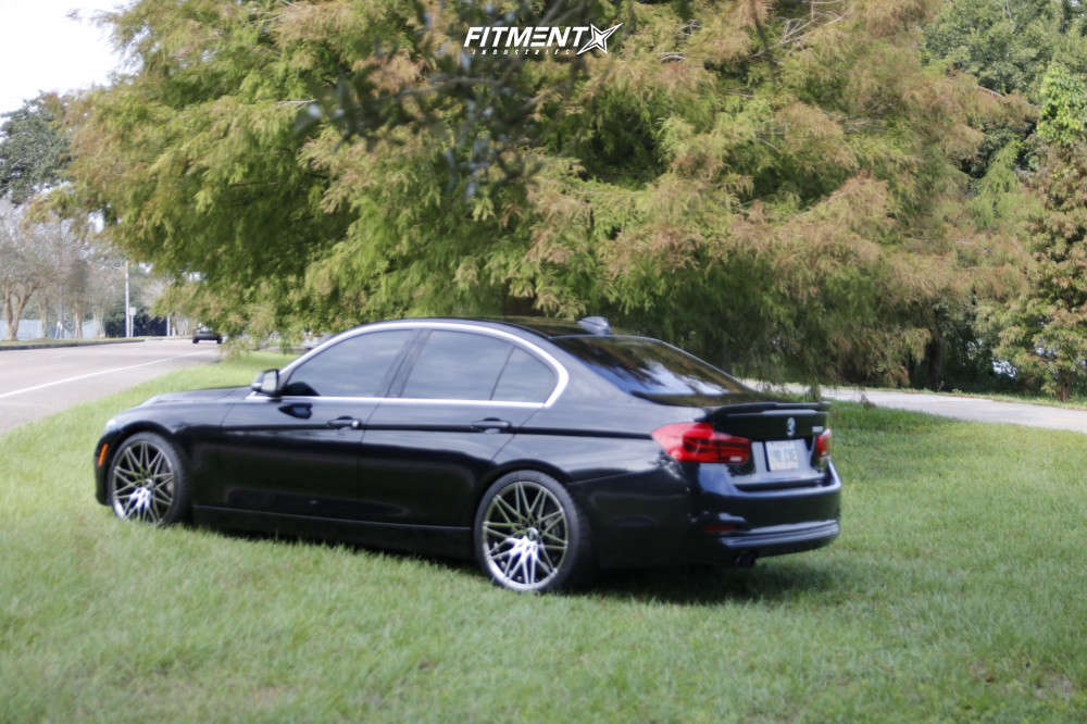 2016 BMW 328i Base with 19x8.5 VMR V801 and Michelin 235x35 on Lowering ...