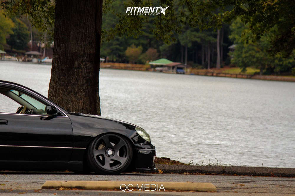 2001 Lexus GS300 Base with 18x9.5 Rotiform Tmb and Westlake 225x40 on ...