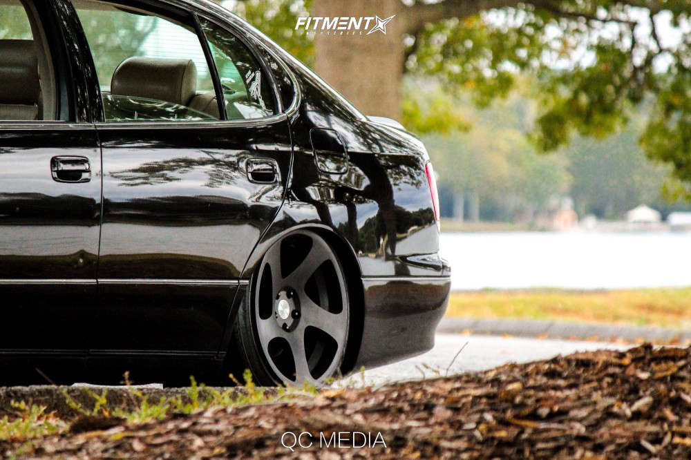 2001 Lexus GS300 Base with 18x9.5 Rotiform Tmb and Westlake 225x40 on ...