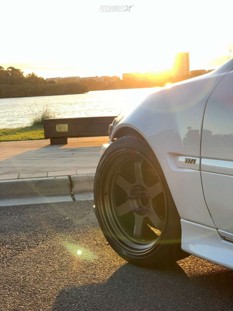 1998 Toyota Chaser Base with 18x9.5 Volk Te37v and Achilles 235x40 on ...