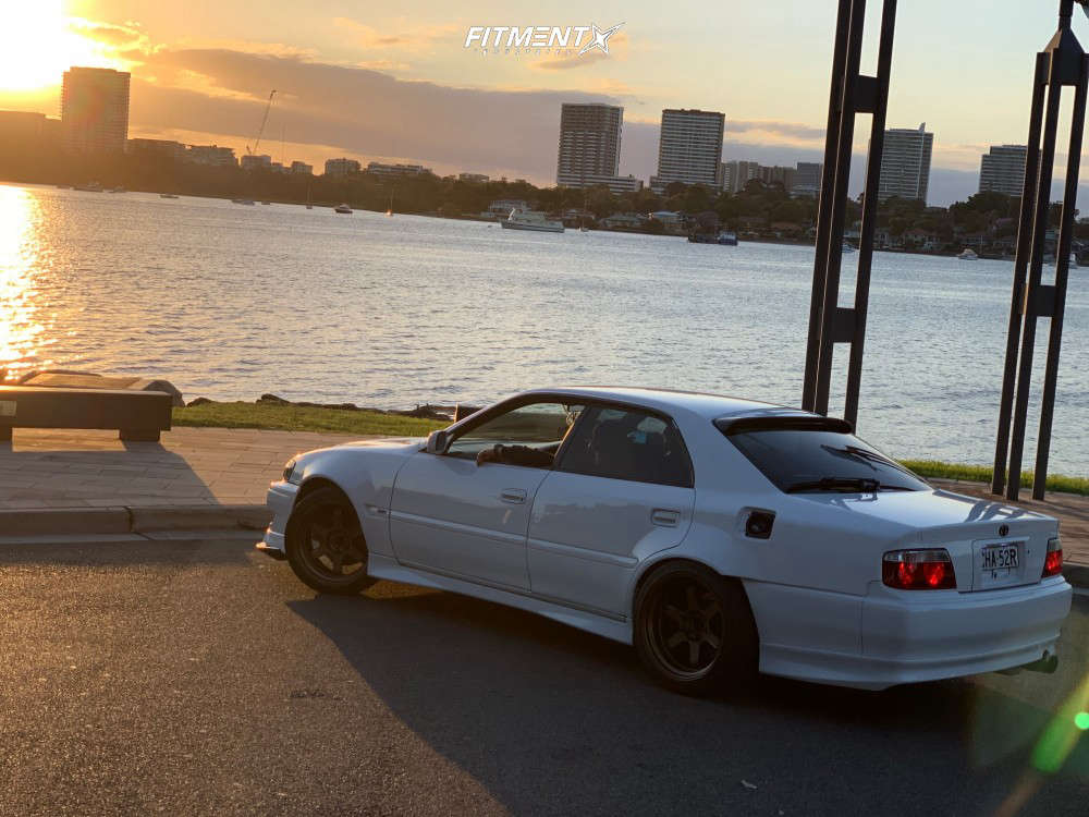 1998 Toyota Chaser Base with 18x9.5 Volk Te37v and Achilles 235x40 on ...