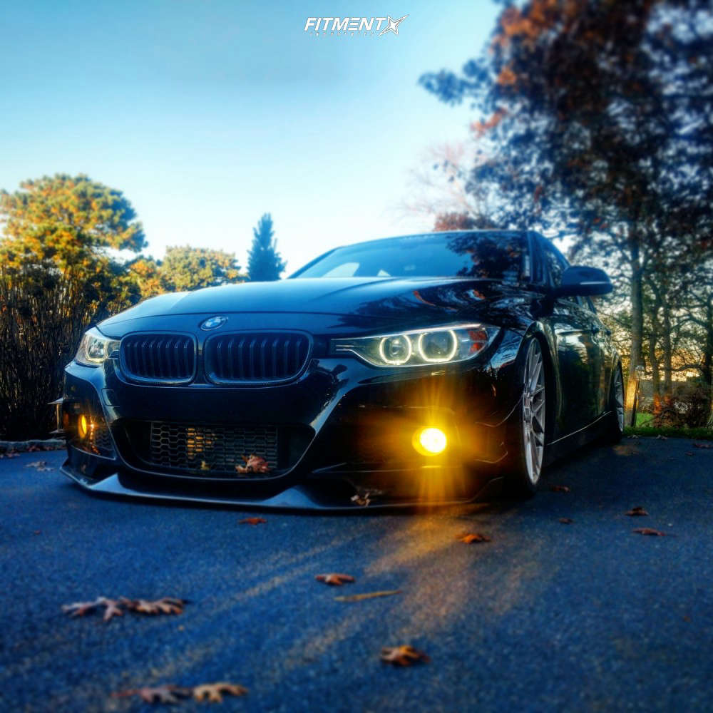 2015 BMW 320i XDrive Base with 19x8.5 Rotiform Rse and Michelin 235x35 ...