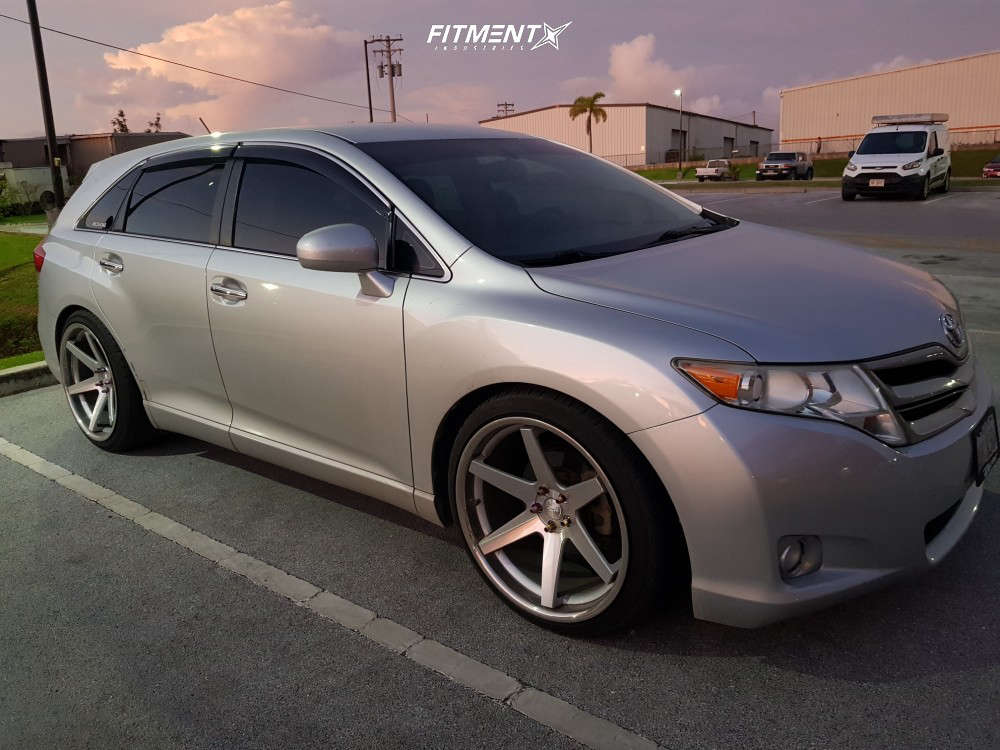 2011 Toyota Venza Base with 22x10.5 Concept One Cs-6 and Falken 265x35 ...