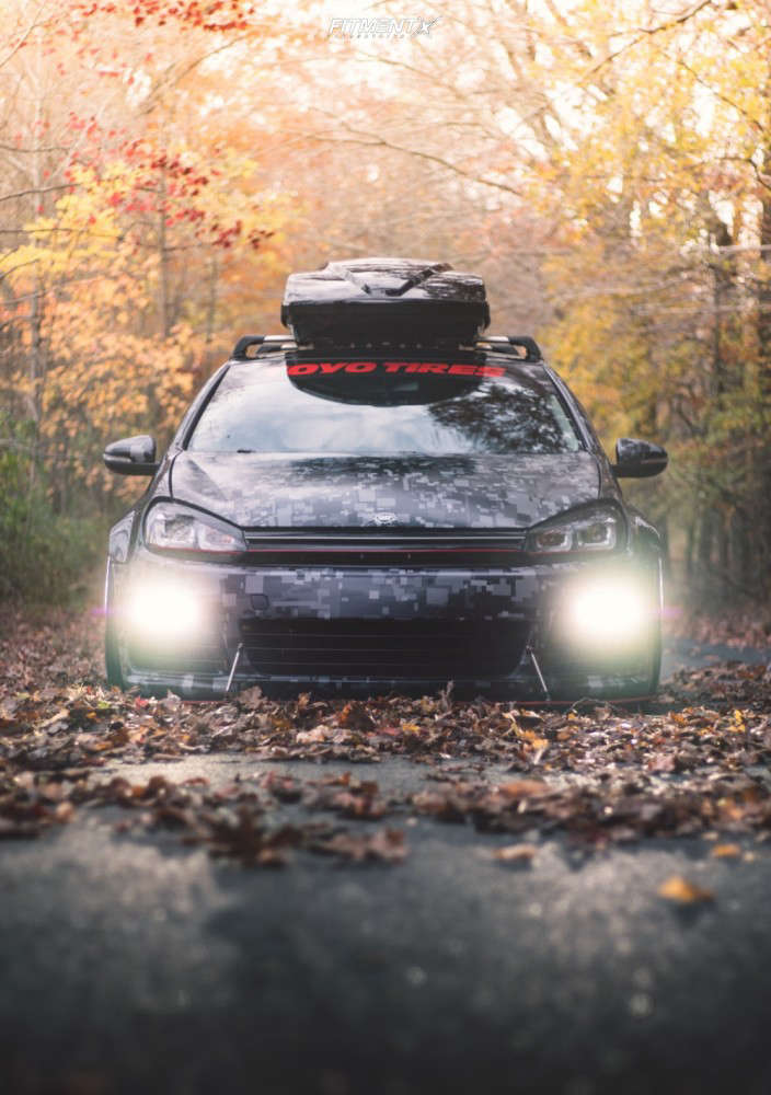 2011 Volkswagen Golf Trendline with 19x10 Rotiform Vda and Toyo Tires ...