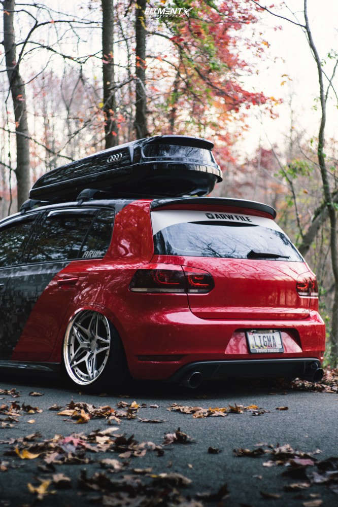 2011 Volkswagen Golf Trendline with 19x10 Rotiform Vda and Toyo Tires ...