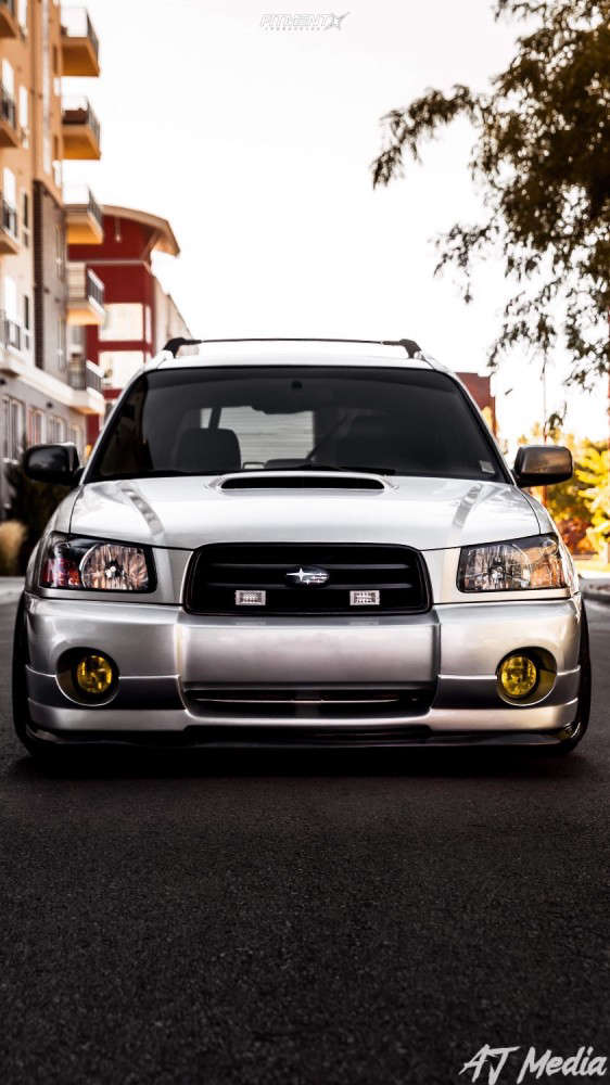 2005 Subaru Forester XT Premium with 18x10.5 ESR Sr08 and Nankang ...