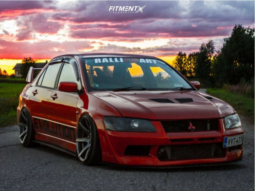 2001 Mitsubishi Lancer Base with 18x9.5 7Twenty Style 55 and Nankang ...