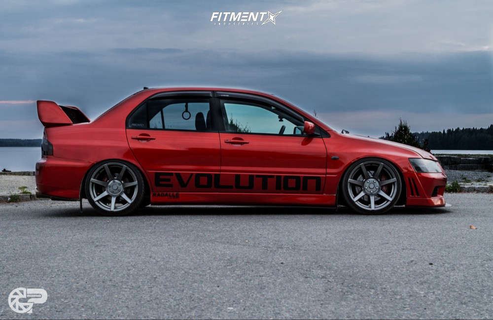 2001 Mitsubishi Lancer Base with 18x9.5 7Twenty Style 55 and Nankang ...