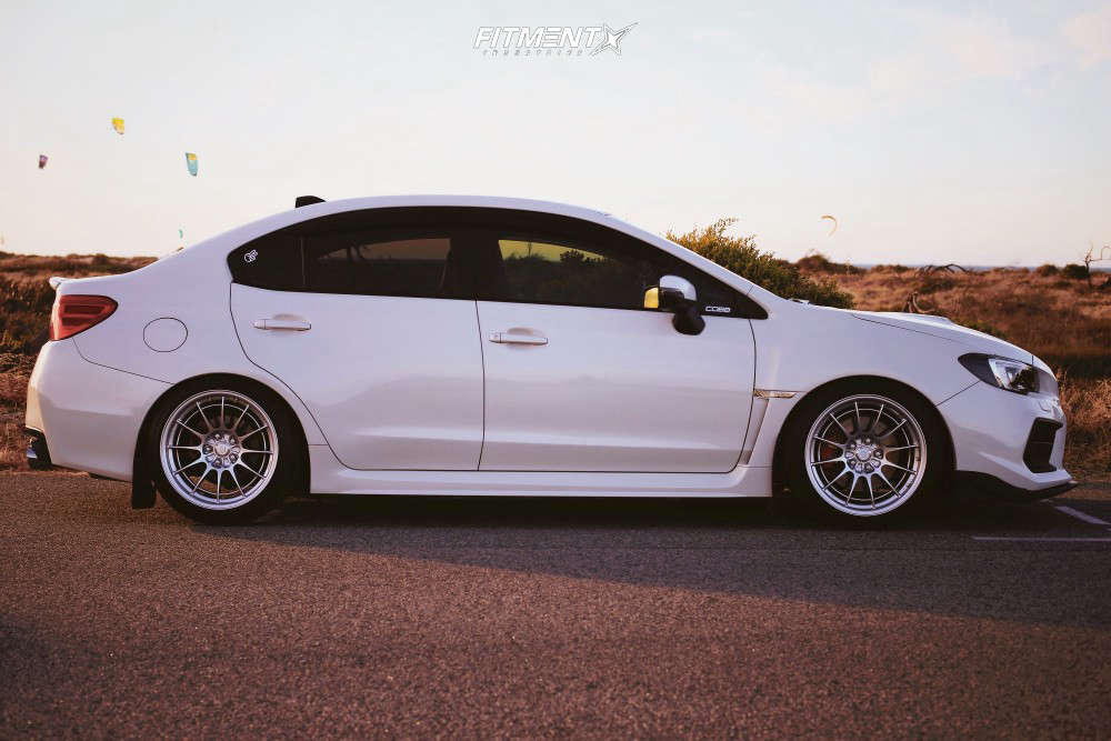 2018 Subaru WRX Premium with 18x9.5 Enkei NT03M and Dunlop 245x40 on Coilovers | 519123 ...