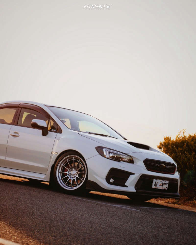 2018 Subaru WRX Premium with 18x9.5 Enkei NT03M and Dunlop 245x40 on Coilovers | 519123 ...