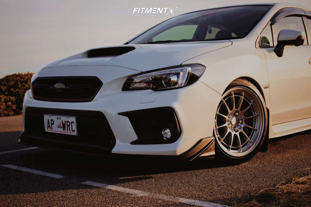 2018 Subaru WRX Premium with 18x9.5 Enkei NT03M and Dunlop 245x40 on Coilovers | 519123 ...