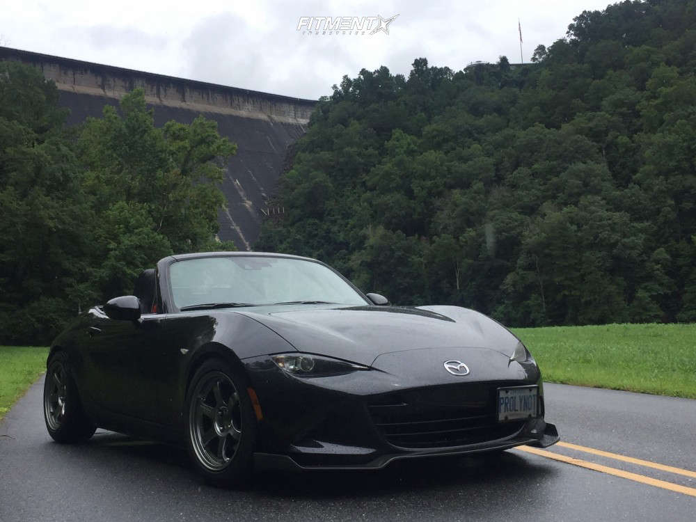 2016 Mazda MX-5 Miata GT with 16x8 Volk MTe37 and Bridgestone 205x50 on ...