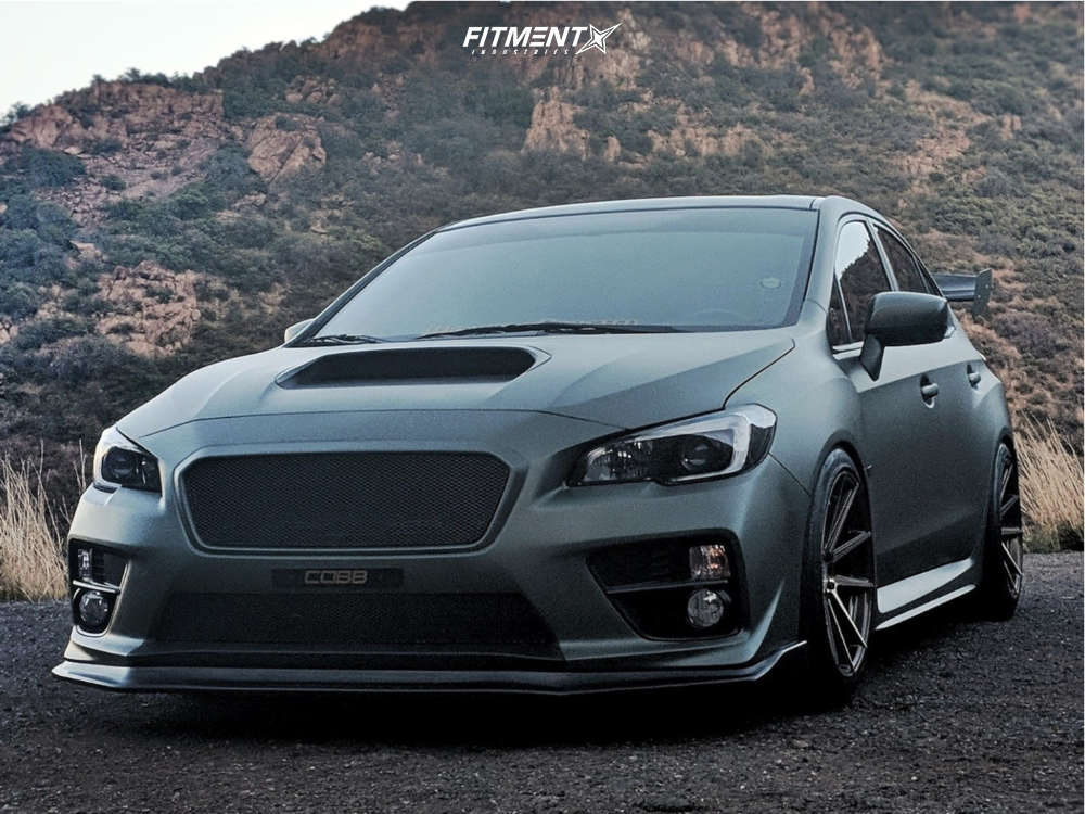 2017 Subaru WRX Premium with 18x9.5 F1R F27 and Nitto 245x40 on ...