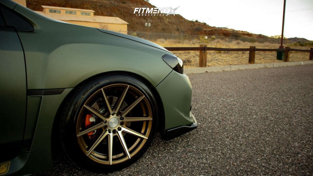 2017 Subaru WRX Premium with 18x9.5 F1R F27 and Nitto 245x40 on ...