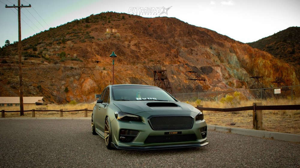 2017 Subaru WRX Premium with 18x9.5 F1R F27 and Nitto 245x40 on ...