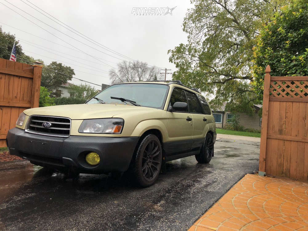 2003 Subaru Forester X with 17x7.5 AVID1 AV20 and Riken 235x40 on ...