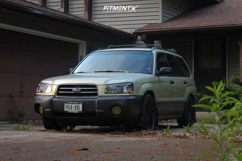 2003 Subaru Forester X with 17x7.5 AVID1 AV20 and Riken 235x40 on ...