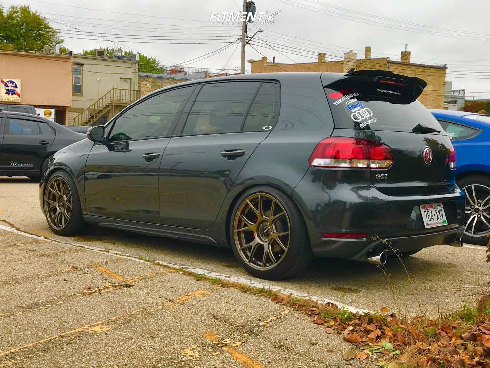 2013 Volkswagen GTI Base with 18x8.5 Konig Ampliform and Nexen 225x40 ...