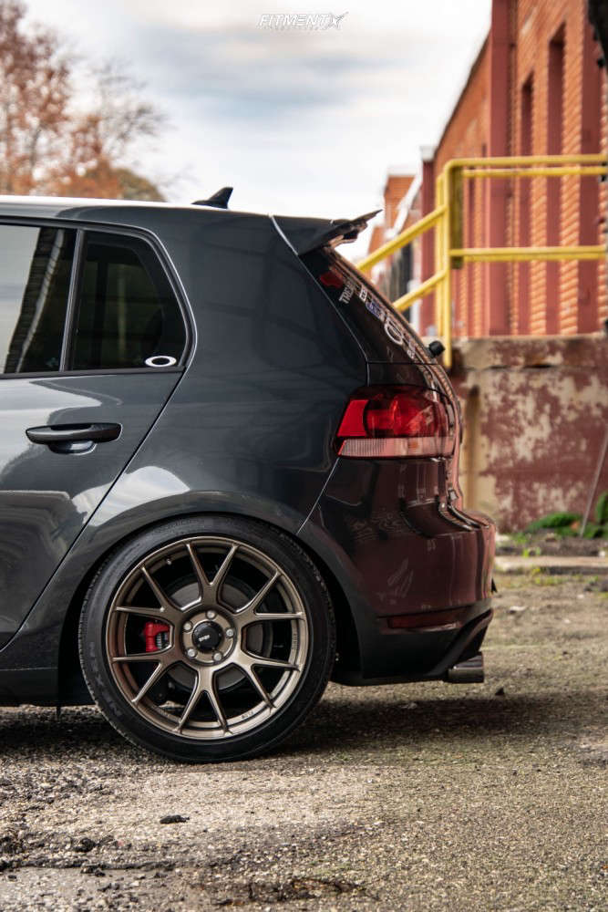 2013 Volkswagen GTI Base with 18x8.5 Konig Ampliform and Nexen 225x40 ...