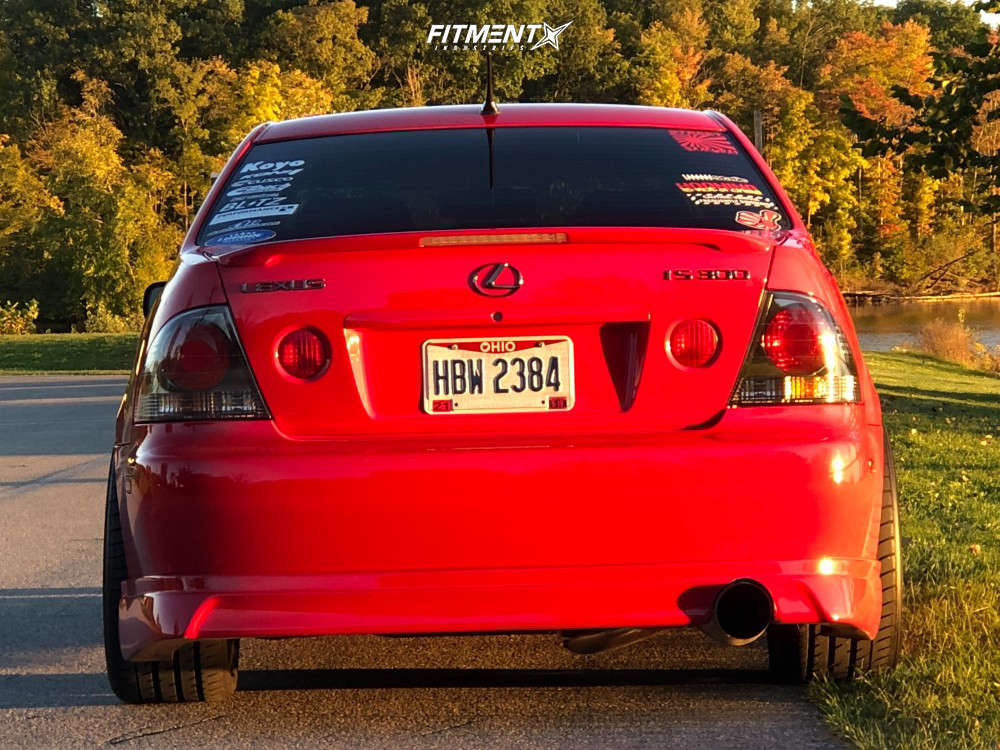 2002 Lexus IS300 Base with 18x8.5 ESR Sr01 and Toyo Tires 245x35 on ...