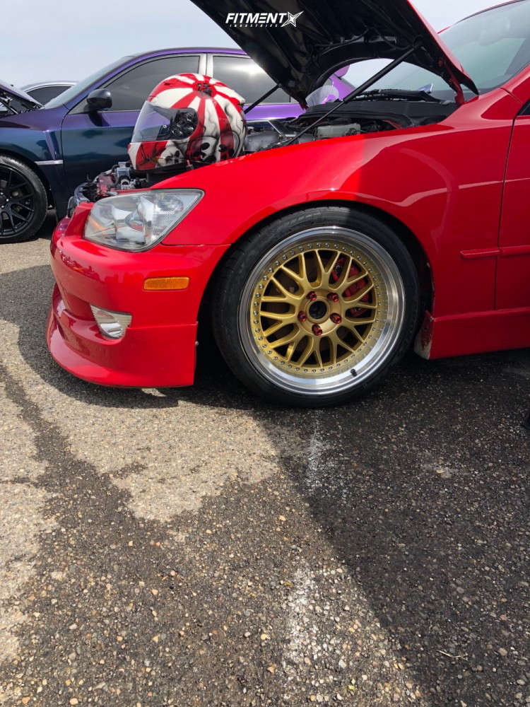 2002 Lexus IS300 Base with 18x8.5 ESR Sr01 and Toyo Tires 245x35 on ...