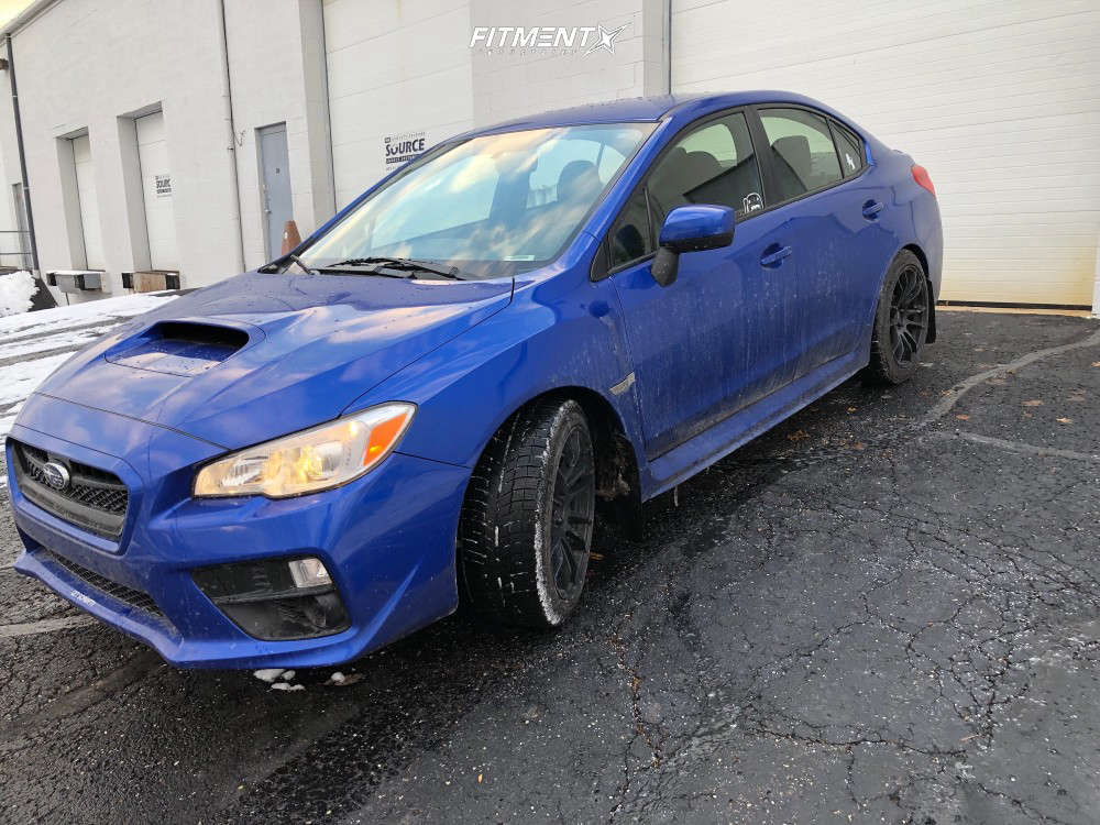 2017 Subaru WRX Base with 18x8.5 AVID1 AV20 and Michelin 235x45 on Stock Suspension | 520535 ...