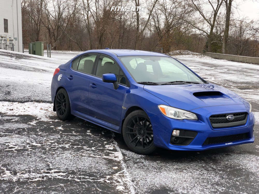 2017 Subaru WRX Base with 18x8.5 AVID1 AV20 and Michelin 235x45 on Stock Suspension | 520535 ...