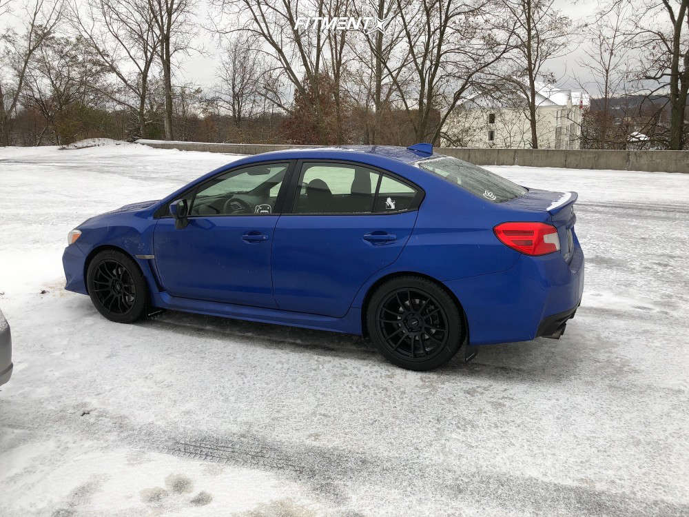 2017 Subaru WRX Base with 18x8.5 AVID1 AV20 and Michelin 235x45 on Stock Suspension | 520535 ...
