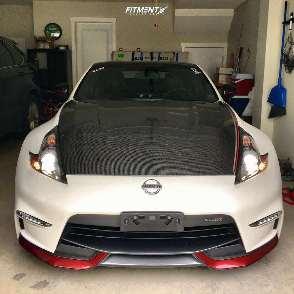 2017 Nissan 370Z Nismo with 19x10 Work Emotion and Kumho 265x35 on ...