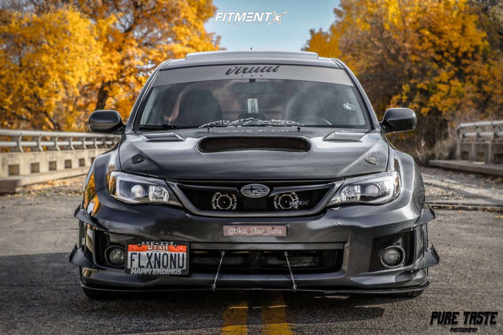 2013 Subaru WRX Limited with 18x9.5 Carbyne Rival and Continental ...