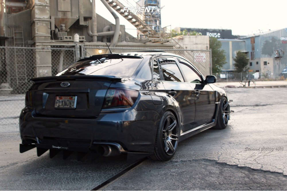 2013 Subaru WRX Limited with 18x9.5 Carbyne Rival and Continental ...