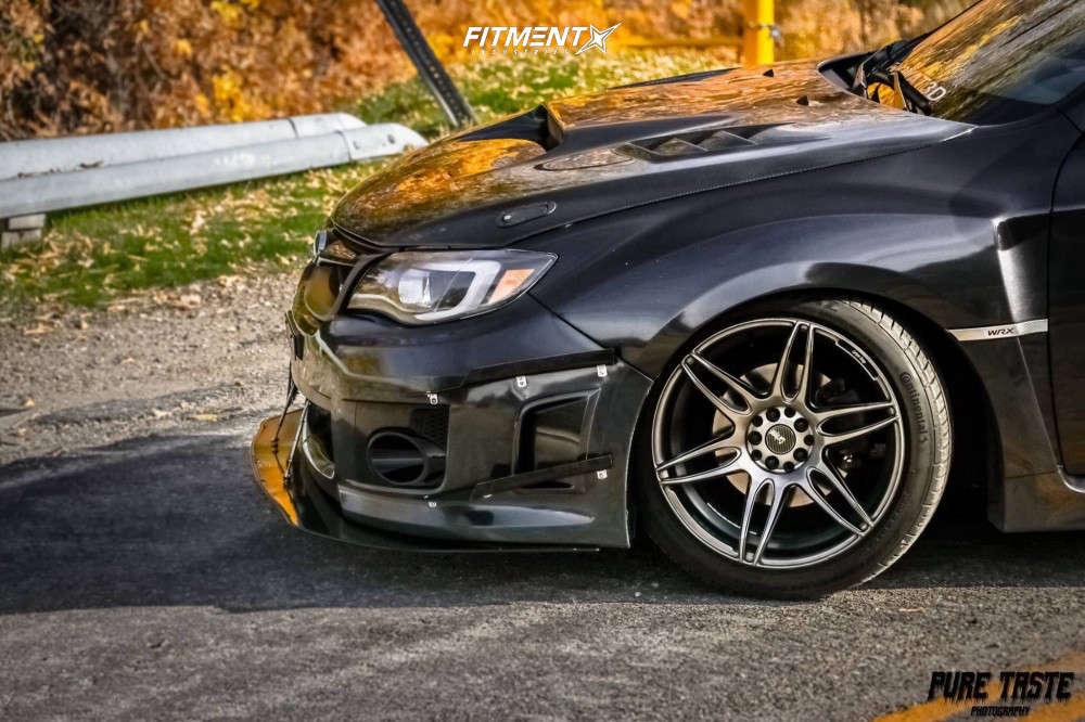 2013 Subaru WRX Limited with 18x9.5 Carbyne Rival and Continental ...