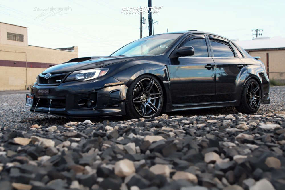 2013 Subaru WRX Limited with 18x9.5 Carbyne Rival and Continental ...
