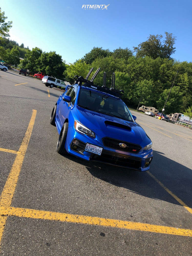 2015 Subaru WRX STI Base with 18x9.5 Enkei RPF1 and Michelin 245x40 on ...