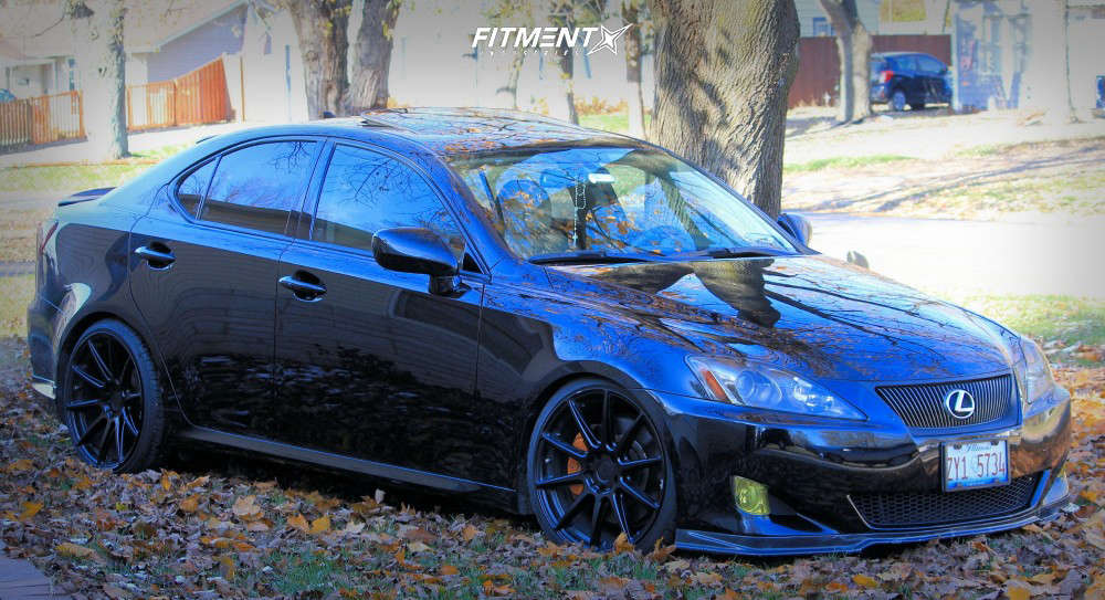 2008 Lexus IS350 Base with 19x8.5 Niche Essen and Ohtsu 225x35 on ...