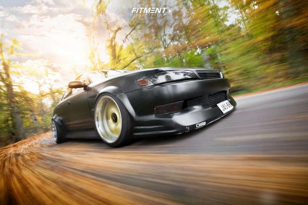 1993 Toyota Chaser Base with 18x11 Work Emitz and Kumho 245x35 on ...