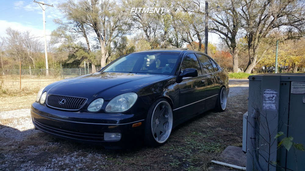 2001 Lexus GS430 Base with 19x10 Leon Hardiritt Waffe and Achilles ...