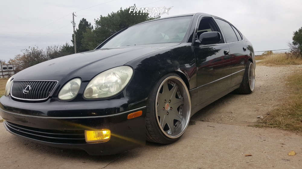 2001 Lexus GS430 Base with 19x10 Leon Hardiritt Waffe and Achilles ...