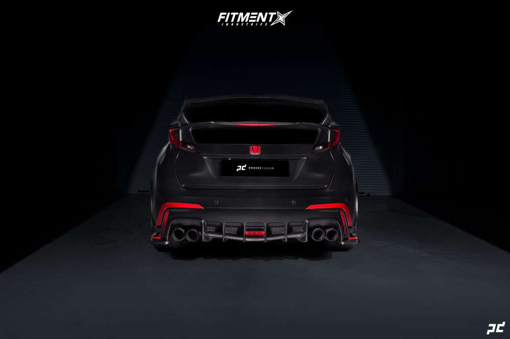 2015 Honda Civic SE with 19x8.5 BC Forged HB-Z10 and Michelin 235x35 on Lowering Springs ...