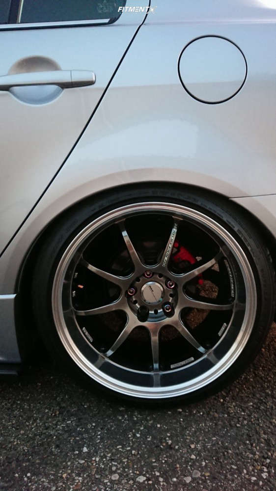 2010 Mitsubishi Lancer SE with 18x9.5 Work D9r and Falken 215x40 on ...