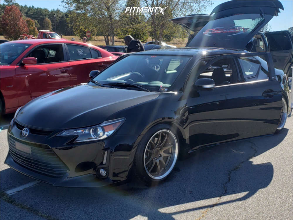 2016 Scion TC Base with 18x9.5 Aodhan DS02 and Michelin 225x45 on ...