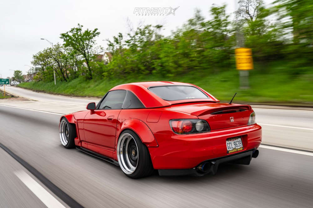 2001 Honda S2000 Base with 18x10.5 Work Vsx9 and Sumitomo 255x35 on ...