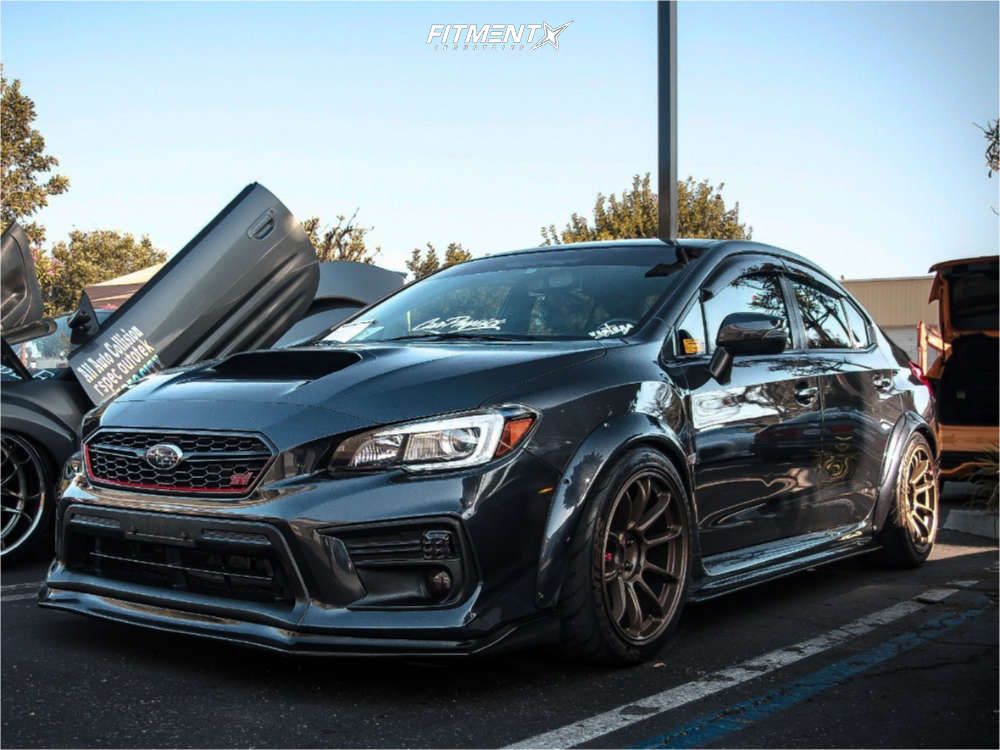 2015 Subaru WRX STI Base with 18x10.5 Ambit Rt8 and Federal 275x35 on ...