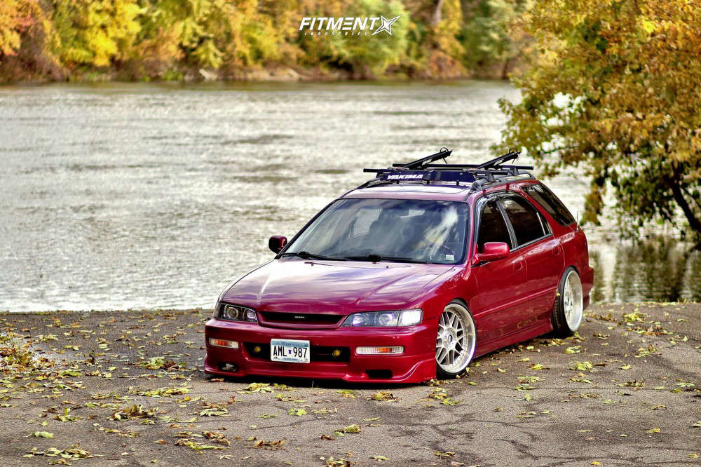 1997 Honda Accord EX with 18x8.5 Racing Hart Type C and Nankang 215x35 ...