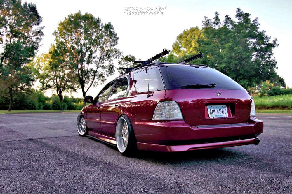 1997 Honda Accord EX with 18x8.5 Racing Hart Type C and Nankang 215x35 ...