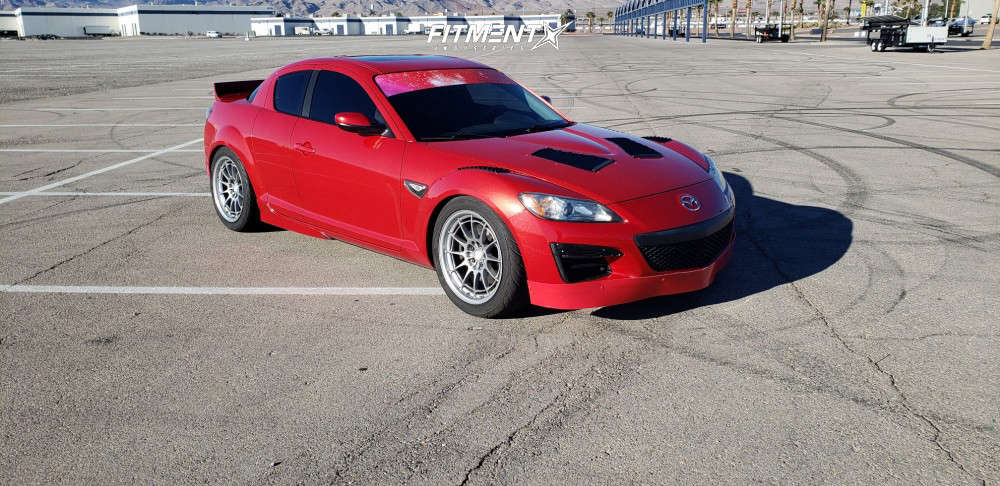 2009 Mazda RX-8 Touring with 18x9.5 Enkei NT03M and Federal 265x40 on ...