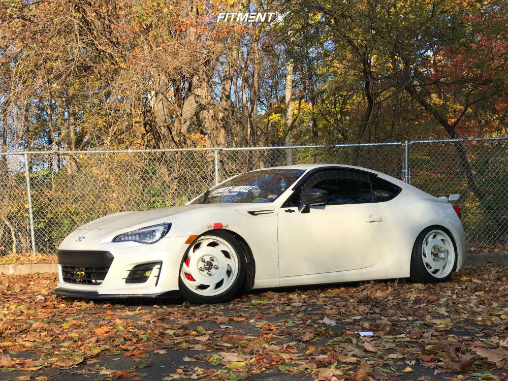 2017 Subaru BRZ Limited with 17x9.5 OEM Wheels Sawblades and Michelin ...