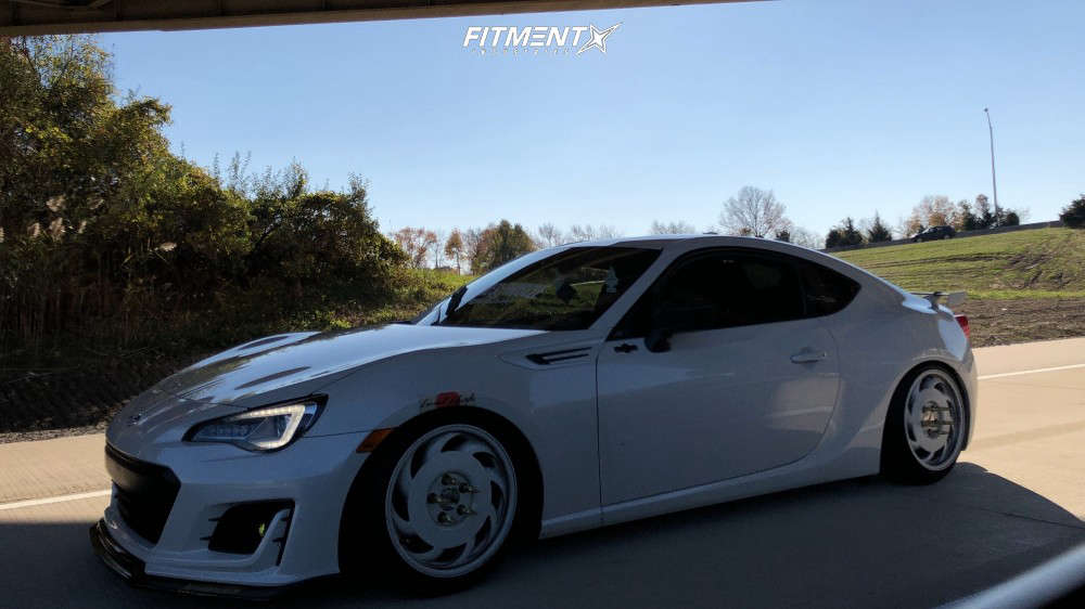 2017 Subaru BRZ Limited with 17x9.5 OEM Wheels Sawblades and Michelin ...